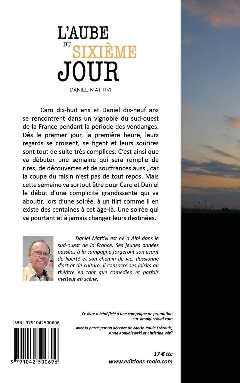 L'aube du sixième jour par Daniel Mattivi • Achat en ligne avec ...